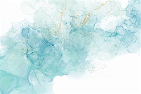 수채화 알코올 잉크 배경 무료 벡터