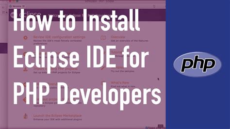 how to install eclipse ide for php developers youtube