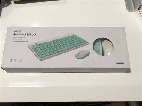 Miniso Brand New Wireless Keyboard And Mouse Set Computers Tech Parts Accessories