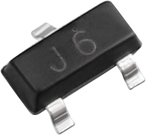 Ss9014 Smd Transistor J6 Npn Bec 45v 100ma 150mhz 200 450hfe 200mw Sot 23 Hardcore Electronic
