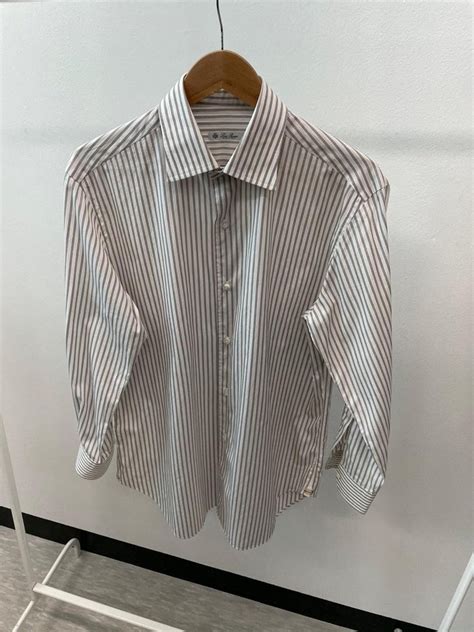 105 로로피아나 스트라이프 셔츠 세컨웨어 헬로마켓