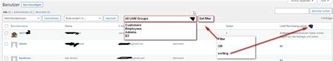 Add Filter Option To Dashboardusers Table To Filter By Uam Usergroup