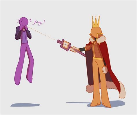 King Orange X Purple Alan Becker Purple Fanart