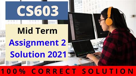 cs603 assignment 2 solution 2021 correct solution easylearningclub