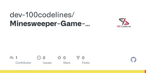 Github Dev 100codelinesminesweeper Game Html Css Js