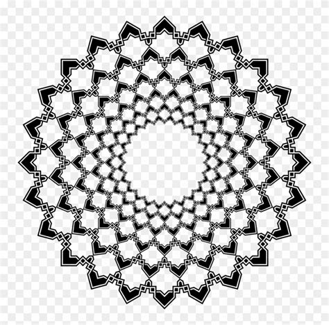  Art Mathematics Giphy Wolfram Mathematica Black Design In Circle Border Line Art Full