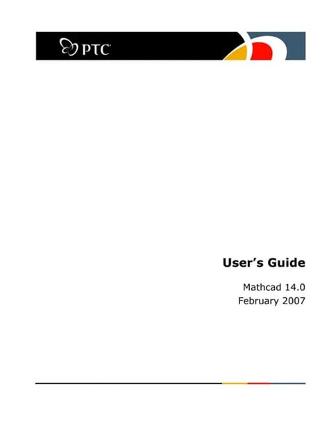 Mathcad Users Guide Pdf