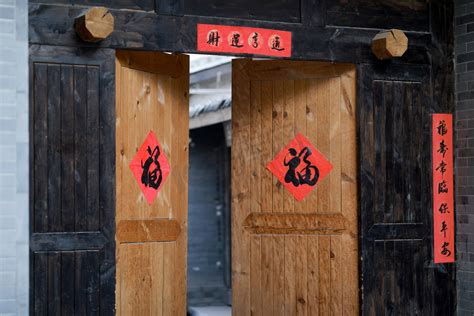 古风贴对联摄影图片 古风贴对联摄影作品 千库网