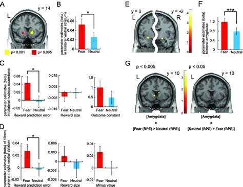 Fmri Results A Activity In The Right Vstr 18 16 4 And Activity In
