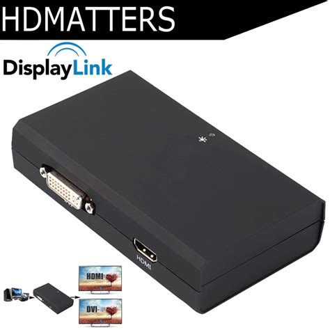 Jual Bebas Ongkir Usb3 0 To Hdmi Vga Dvi Converter Displaylink Ic 2048x1152 1080p Multi Display