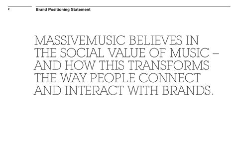 Massive Music — Logo And Brand Identity — Brand Guideline Behance
