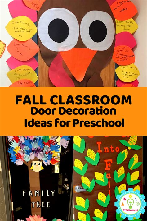 11 New Fall Classroom Door Decoration Ideas For Preschool Fall