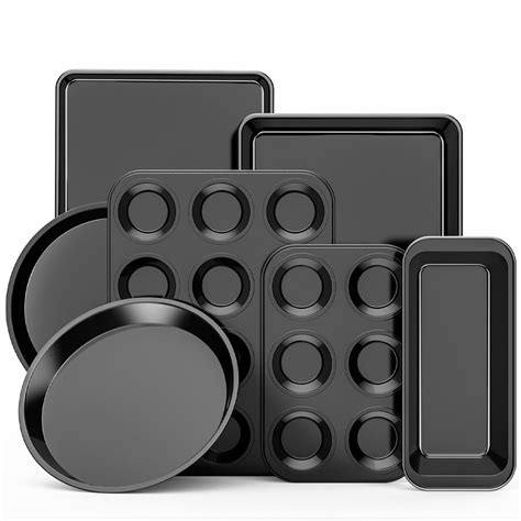 Nonstick Bakeware Set 16 Piece Baking Tray Set With Muffin Pan Cake