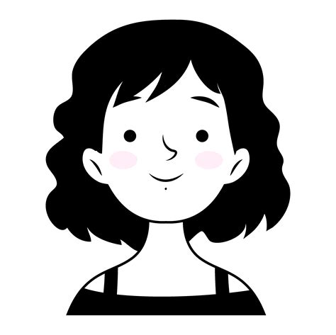 卡通手绘 创意冬季购物丸子头女子 好图网