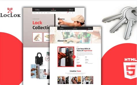 Download Loclok Locksmith And Security Systems Html5 Template