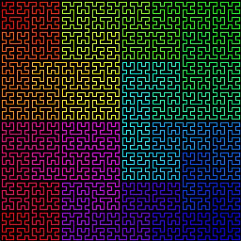 Hilbert Curve 3d