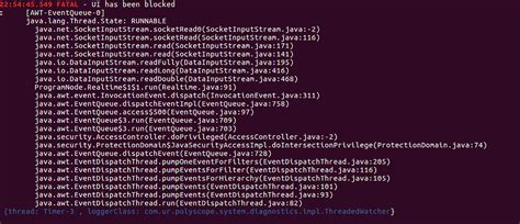 Ui Getting Blocked After Adding Another Thread Using Vokelater Java Universal