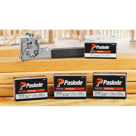 Paslode 516 In Leg X 12 In 20 Gauge Construction Staples 5000 Per