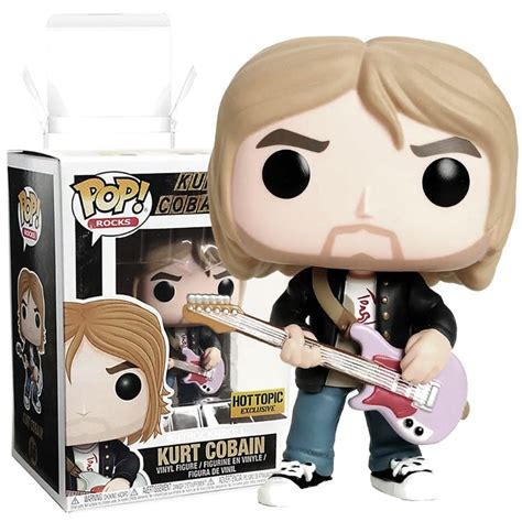 Kurt Cobain Funko Pops Funko Pop Figures Pop Rock Music Kurt Cobain