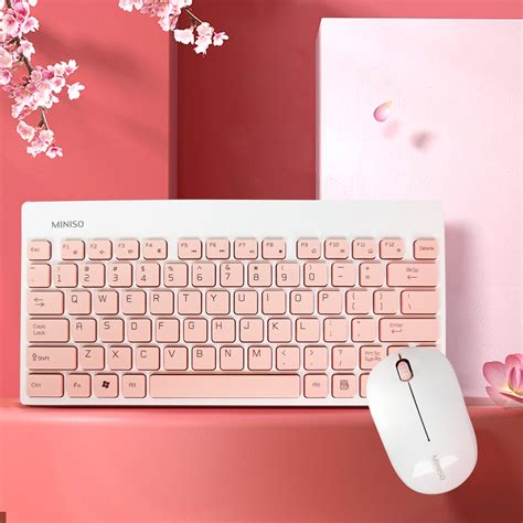 Jual Miniso Set Keyboard Dan Mouse Wireless Mini Computer Laptop Combo