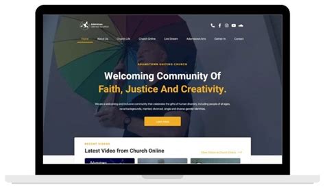 religious and church organisation website design jezweb