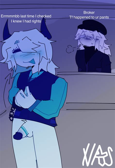 Rule 34 Artist Signature Broker Phighting Demon Tail English Text