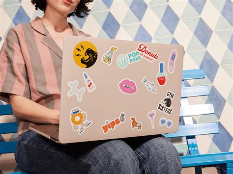 Pegatinas Para Portátil Diseños Originales Y Plantillas Personalizables