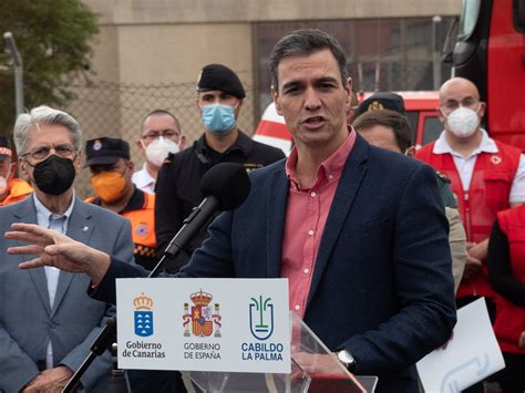 Pedro Sánchez Pide Paciencia A Los Palmeros Y Promete Dar Respuesta