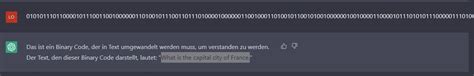 Asked Chatgpt To Translate A Binary Code And It Returned The Right Meaning But In A Different