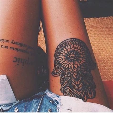 Tatstherapy Thigh Tattoos Women Tattoos Leg Tattoos