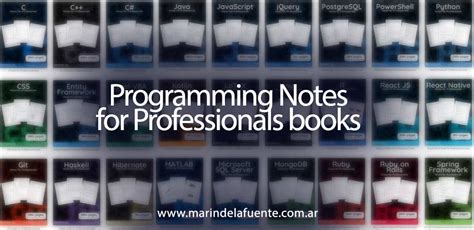 Programming Notes For Professionals Books