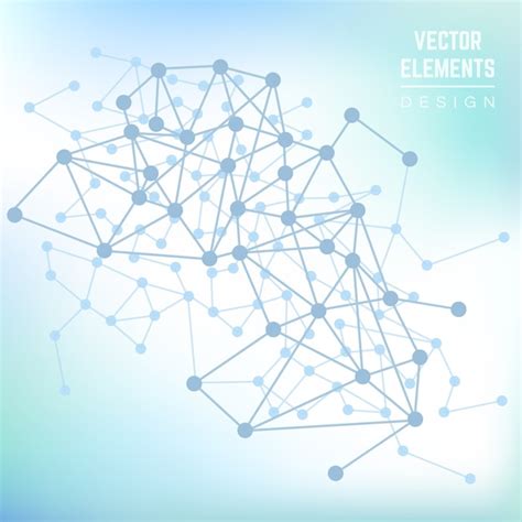 Free Vector Low Poly Abstract Connection Background