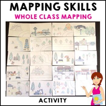Map Making Geography Prepositional Whole Class Activity Map Activities Class Activities