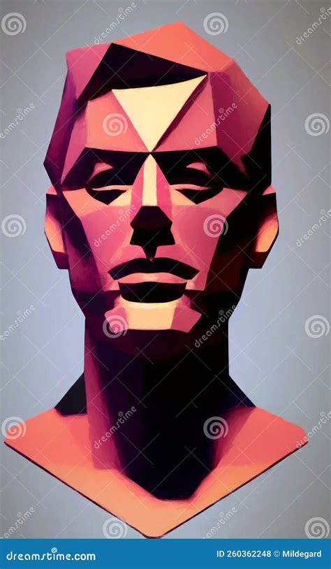 Low Polygon Face