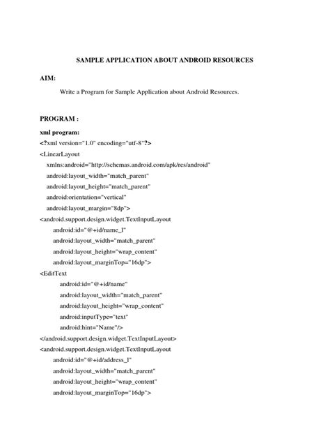 Iiibcaandroid Programming Pdf Table Database Android Operating System