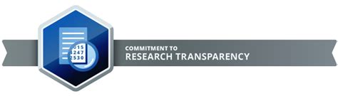 Our Commitment To Research Transparency And Open Science Commitment