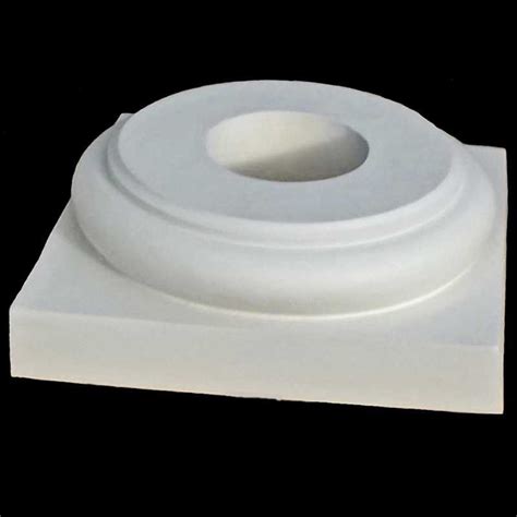 Tuscan Order Polyurethane Base Molding Plinth For A Round Tapered Plain Or Fluted Column