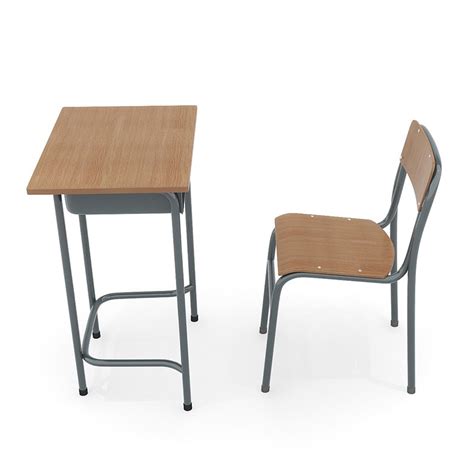 Hot Sale Student Furniture Chair Primary School Study Desk Wood