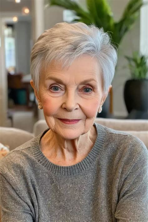 26 Short Hairstyles For Women Over 70