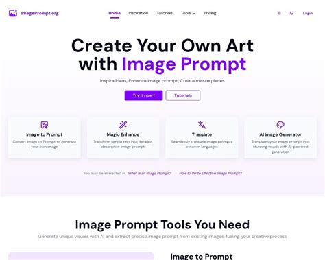 Image Prompt Ai Tool Details And Features
