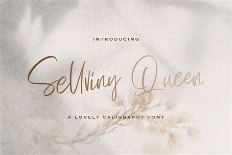 sellviny queen font dafont free