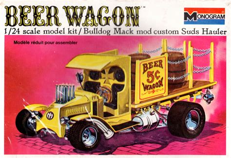 Monogram Tom Daniel Beer Wagon” Show Rod With Beer Barrels From 1967 Spotlight Hobbies