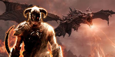 Skyrim Dovahkiin Riding Dragon