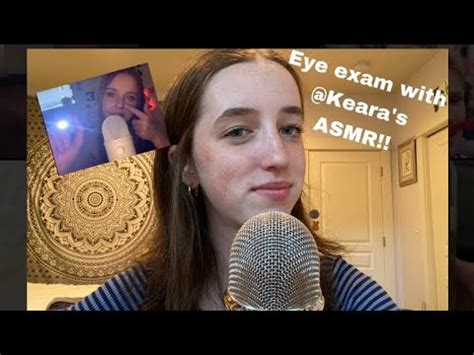 Asmr Eye Exam Collab With Kearasasmr Youtube