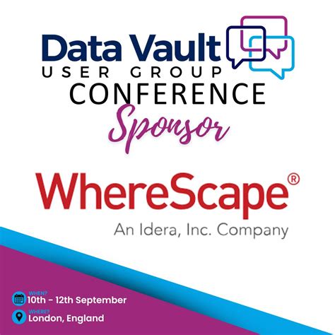 Data Vault User Group On Linkedin Datavault Datavaultconference Wherescape