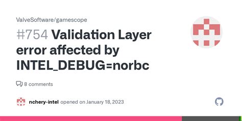 Validation Layer Error Affected By Inteldebugnorbc · Issue 754