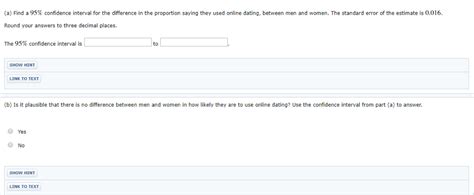 Solved A An 80 Confidence Interval For A Proportion