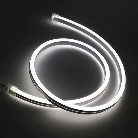 Двухсторонняя неоновый светильник Светодиодные ленты 220V AC 2835 120 ...