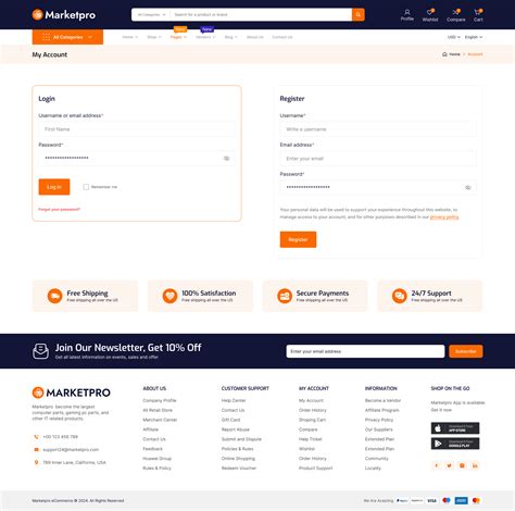 Marketpro Ecommerce Multivendor Next Js Template Multipurpose By Wowtheme7