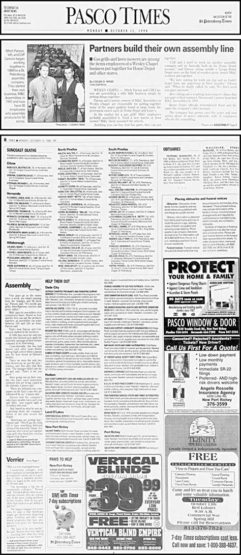 History Mandc Assemblies Inc